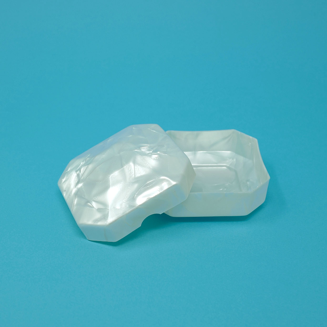 Celluloid square case white | Nanban